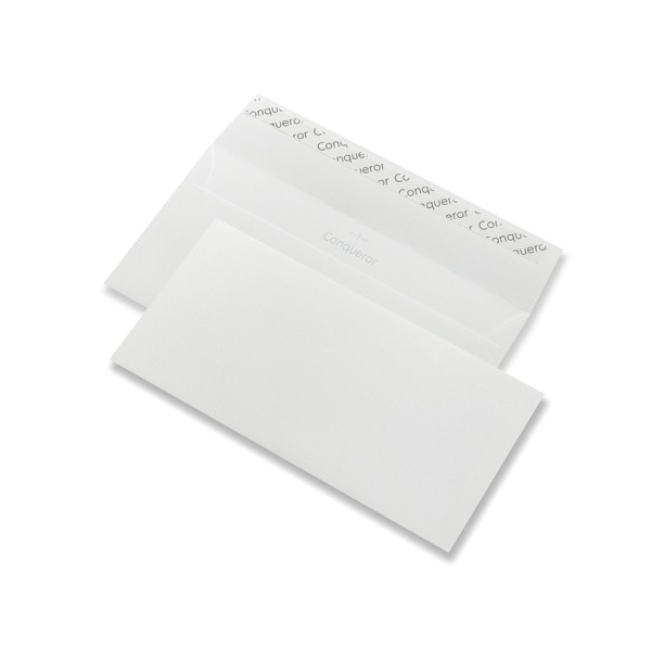 Conqueror Envelopes Laid Diamond White NonWindow Wallet DL-110x220mm 120gsm